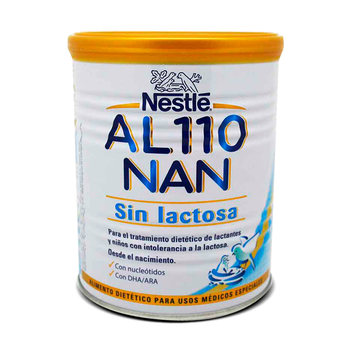 NESTLE AL 110 NAN SIN LACTOSA 400g - Nestle Nan - Leches Especiales